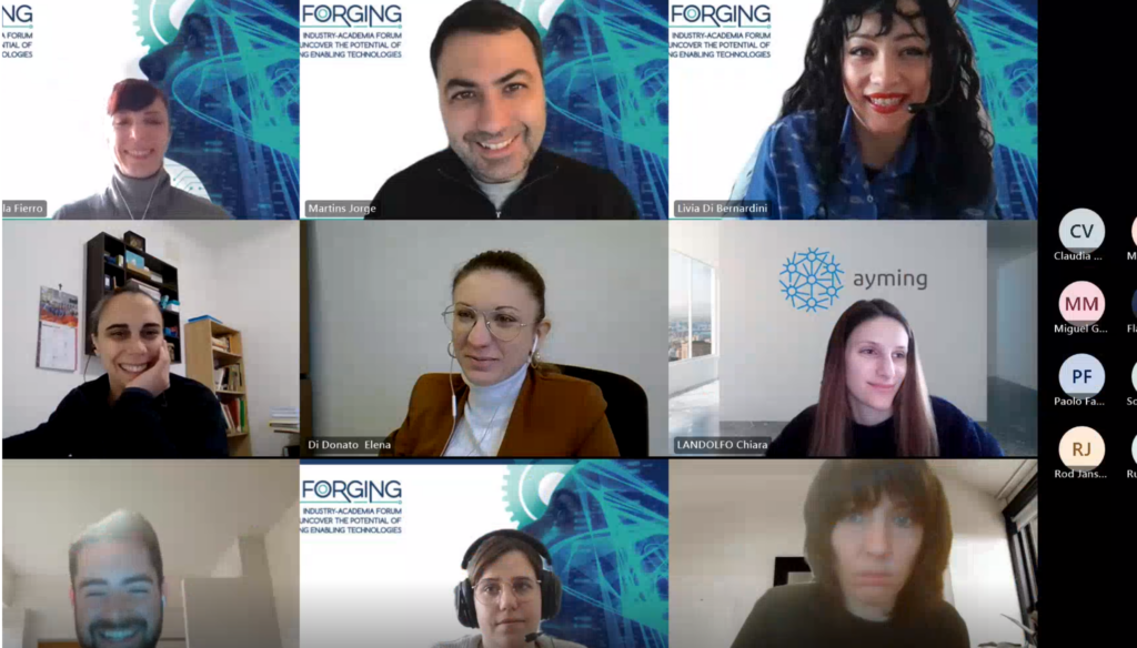 FORGING Technology Clustering Workshops continue – FORGING